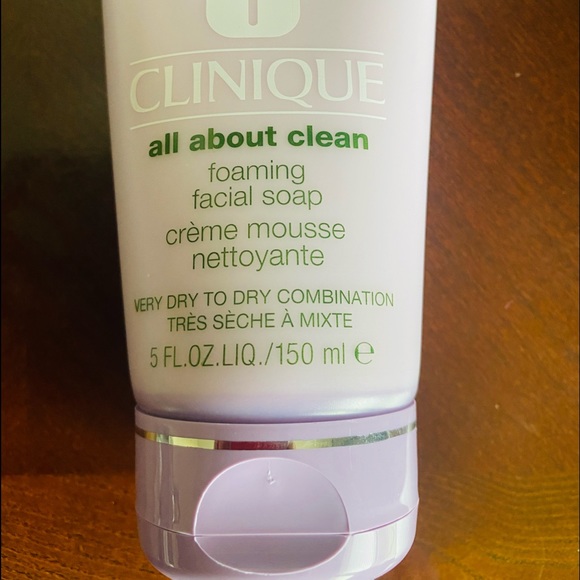 Clinique | Other | Clinique All About Clean Foaming Facial Soap | Poshmark